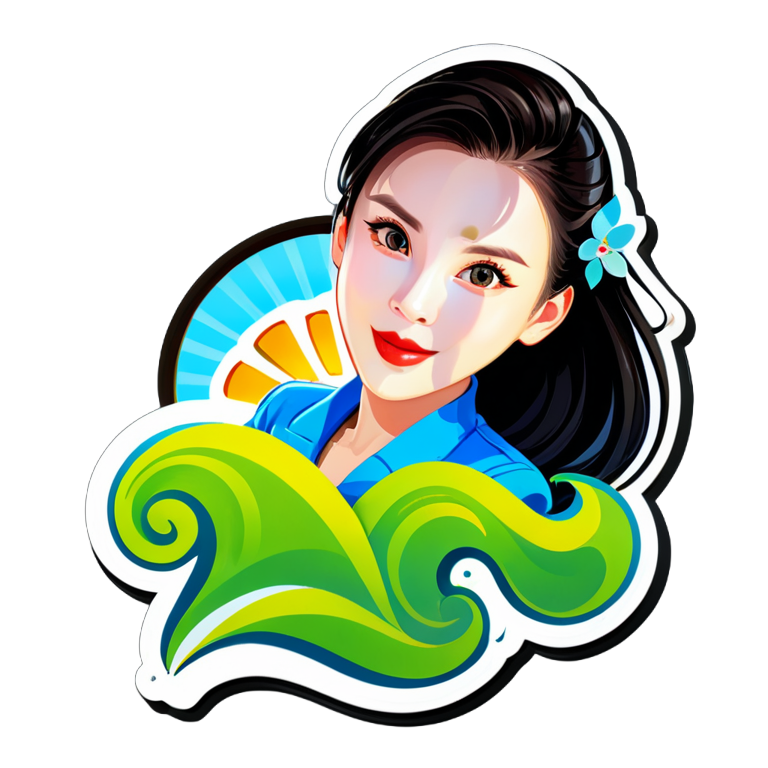 I made an AI sticker of 音乐家