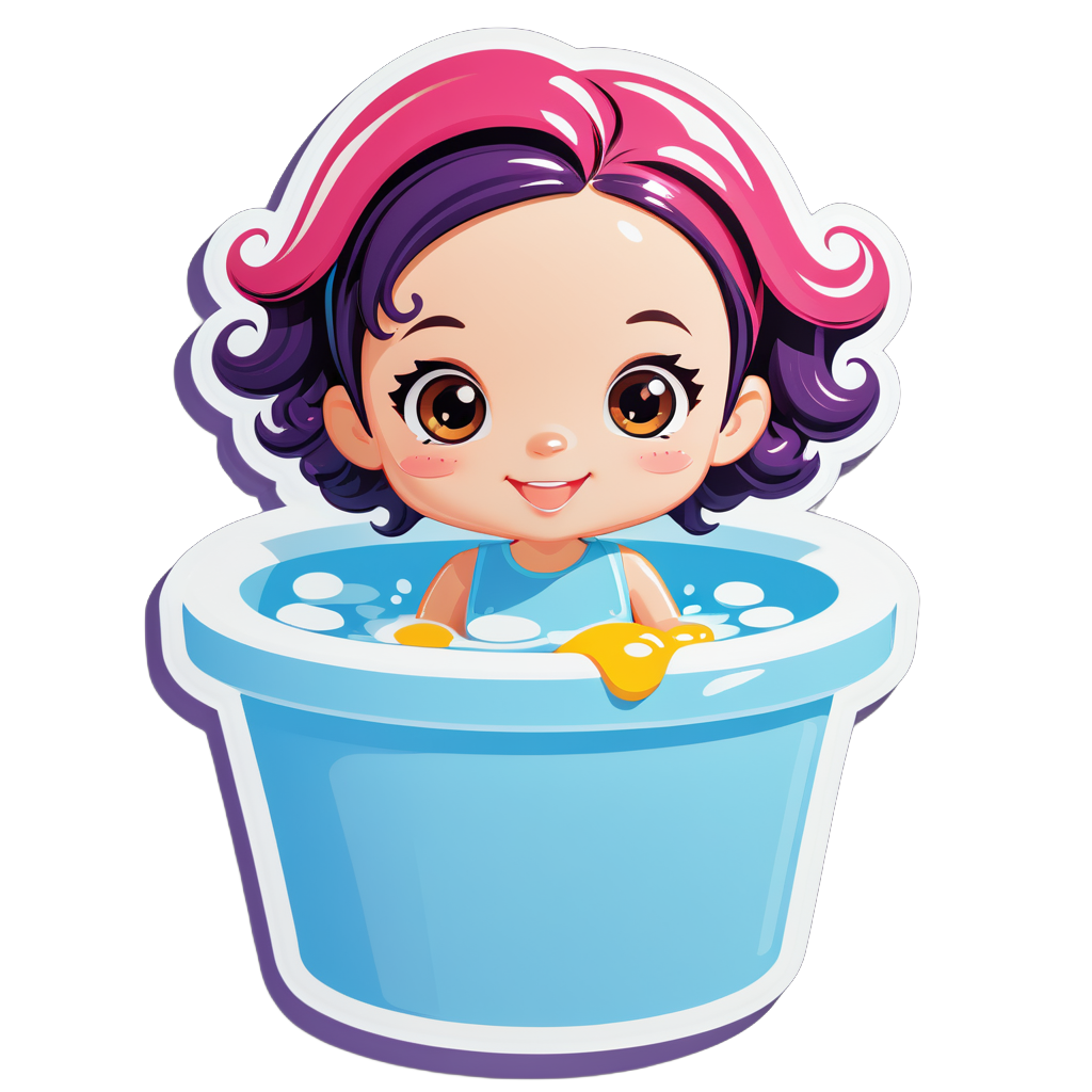 I made an AI sticker of tub girl