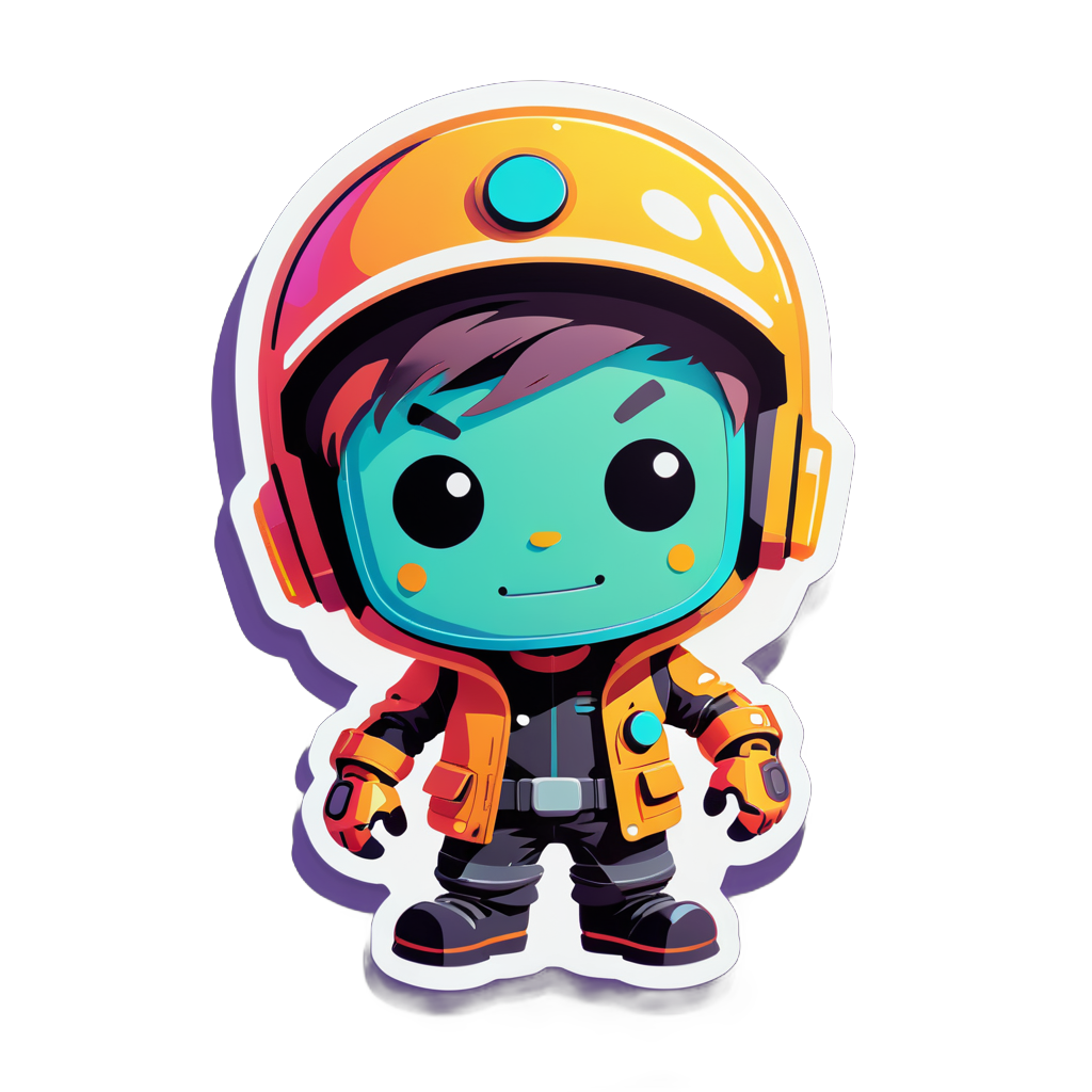 I made an AI sticker of rober