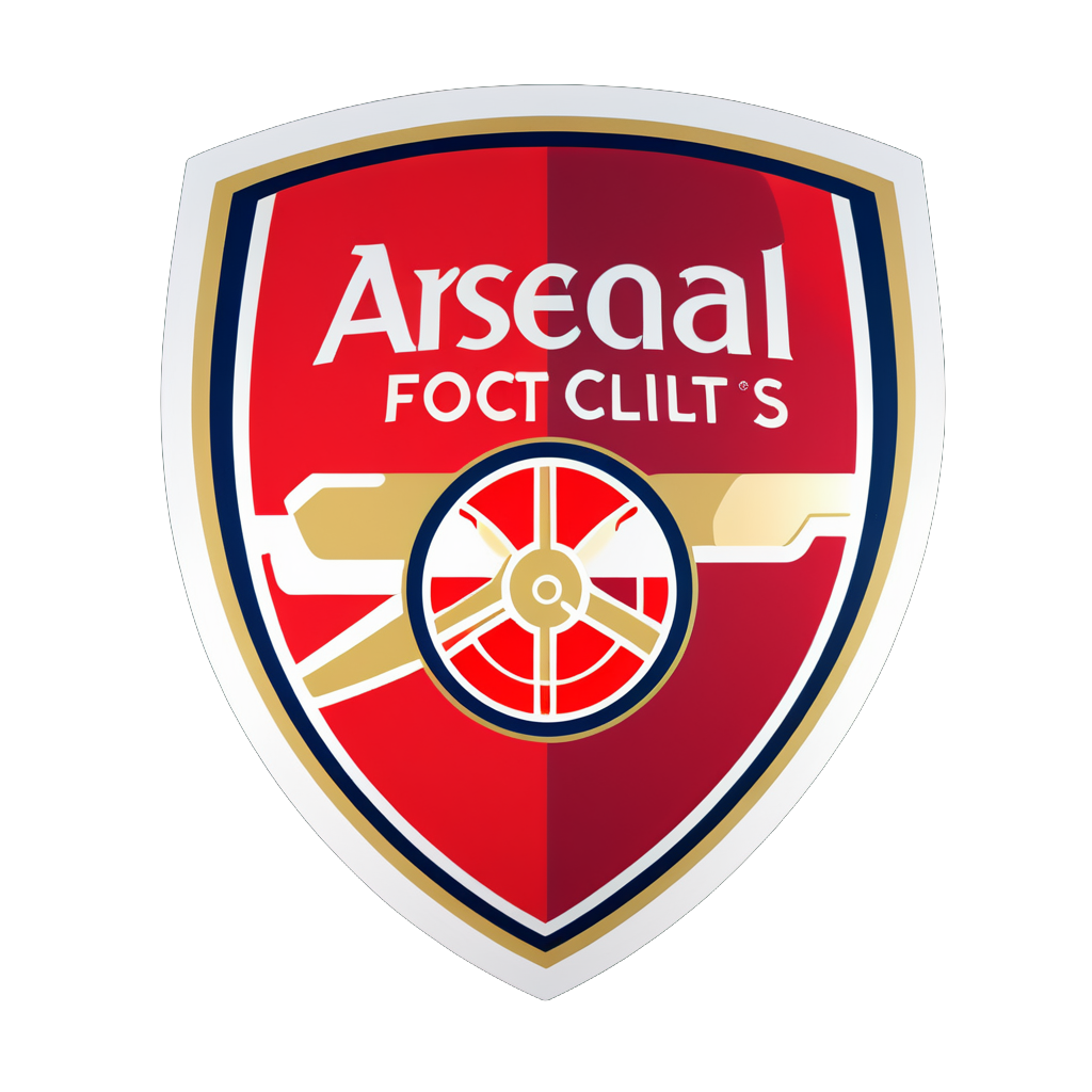 I made an AI sticker of Arsenal football club