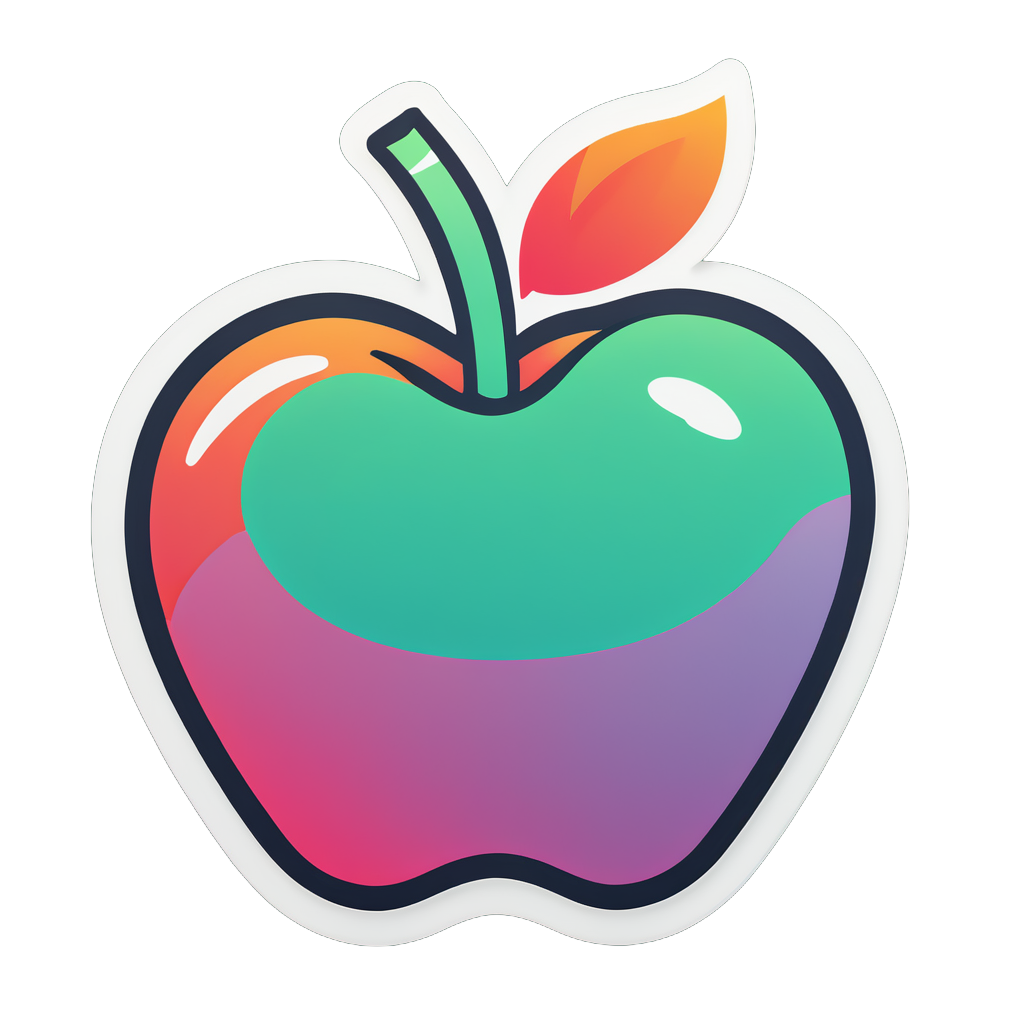 I made an AI sticker of Big apple