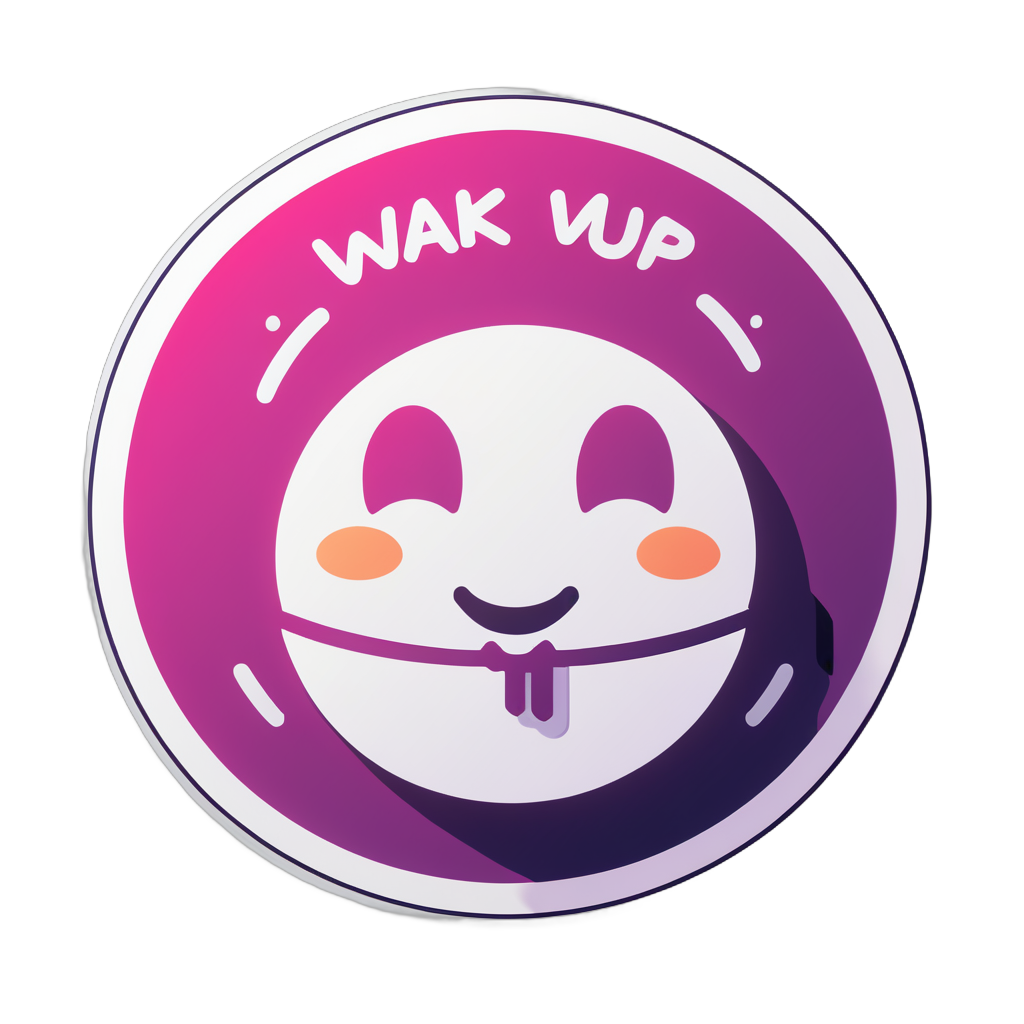 I Made An AI Sticker Of WAKE UP