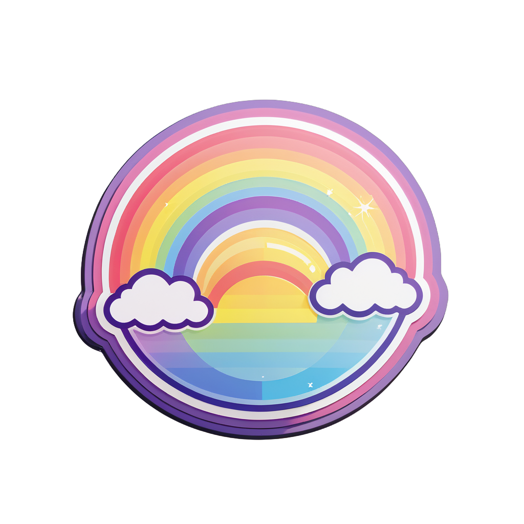 I made an AI sticker of Rainbow Badge