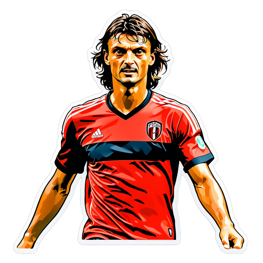 I made an AI sticker of paolo maldini