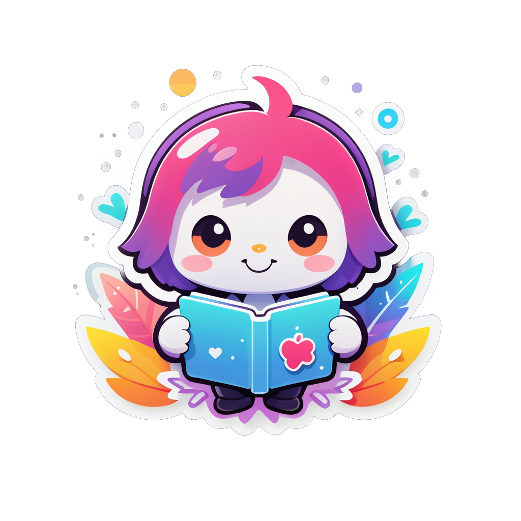 I made an AI sticker of cute software crafters